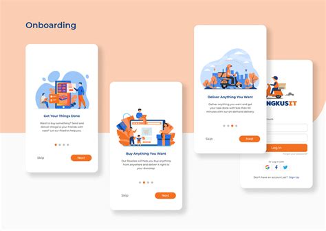 UI UX Design Delivery App Redesign On Behance