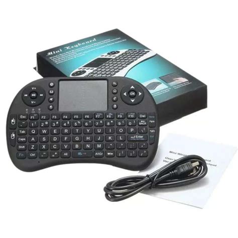 Jual Mini Keyboard Wireless I8 2 4G Touchpad Keyboard RGB Backlight Keyboard Remote Control TV