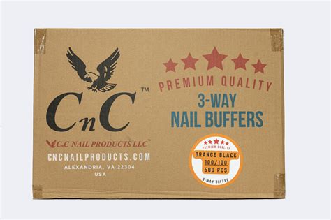 Cnc Premium Quality 3 Way Buffer Orange Black 100100 Cnc Nail