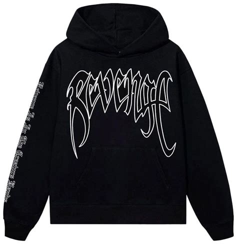 Buy Revenge X Xxxtentacion Kill Outline Hoodie Blackwhite