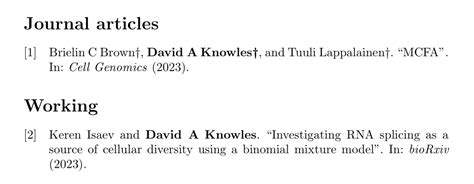 Unwanted Offset When Using Biblatexs Printbibliography And Author Bolding Via Xstringetoolbox