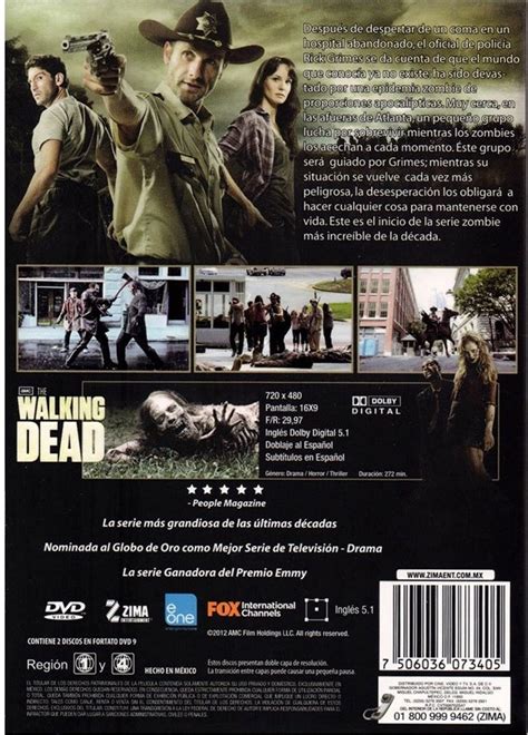 The Walking Dead 1 Temporada America Dvd