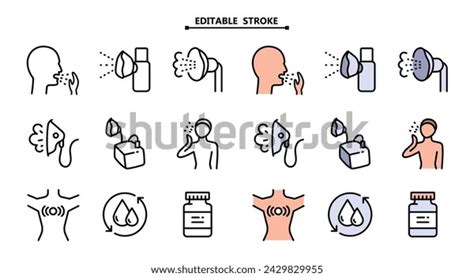 Vector Set Nebulizers Different Types Editable Stock Vector Royalty Free 2429829955 Shutterstock