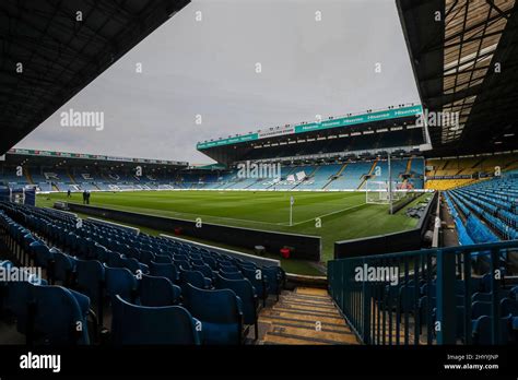 General View Inside Elland Road Stadium Ahead Of Tonights Game Stock