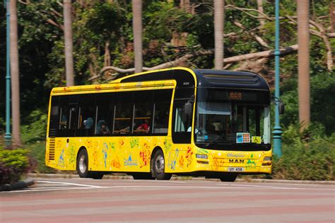 幻想道迪士尼樂園旅遊巴停車場出入口交界東行幻想道梯 Buscess 香港巴士攝影數據庫