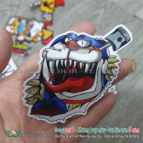 Hình Dán Sticker Doraemon Ngầu Doremon Hung Dữ Dán Trang Trí Xe Và Vật Dụng Tùy Thích Lazadavn