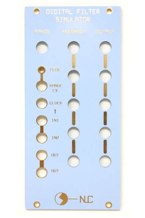 digital filter simulator panel nonlinear circuits modular addict