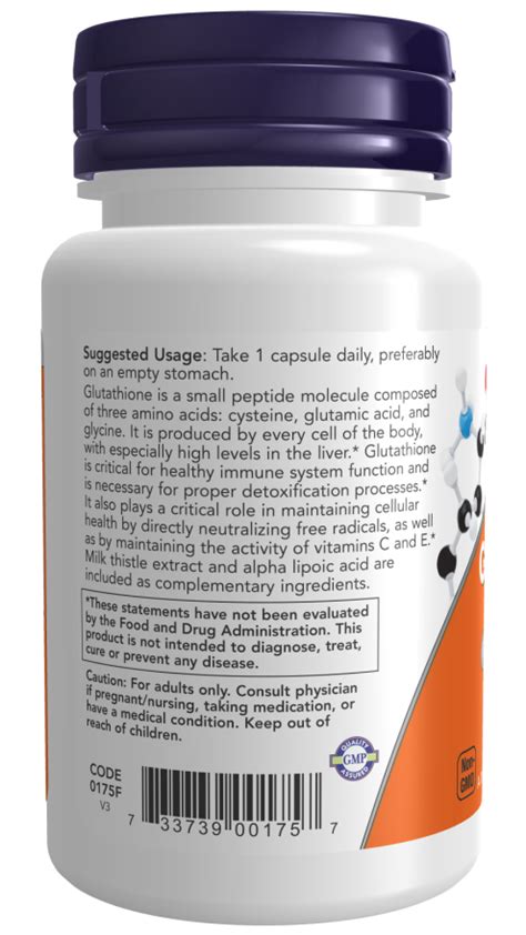 Glutathione Glutathione Capsules Glutathione Veg Capsules Now