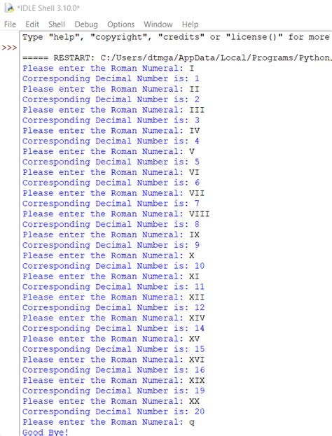 Solved How To Write Python Function That Converts Roman Numerals To