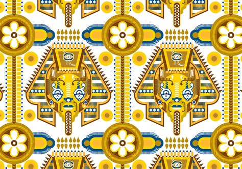 Egyptian Pattern Close Up This Is Pattern I Designed As … Flickr