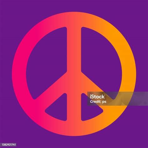 Peace 아이콘크기 보라색에 대한 스톡 벡터 아트 및 기타 이미지 보라색 평화 기호 평화의 상징 Istock