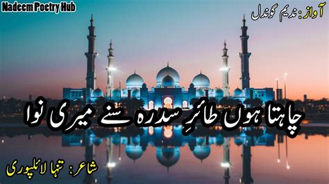 Tanha Lailpuri Urdu Islamic Poetry Islamic Poetry Heart Touching
