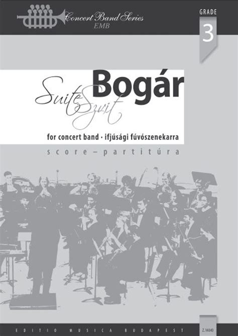 Bogár István Suite For Concert Band Score Sheet Music Bible In
