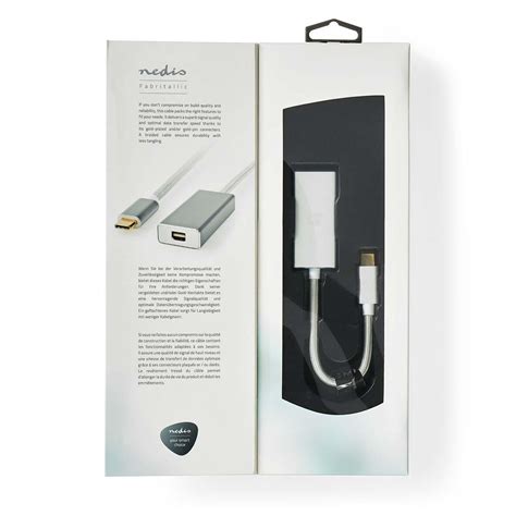 USB C Sovitin USB Gen USB C Uros Mini DisplayPort Naaras m Pyöreä