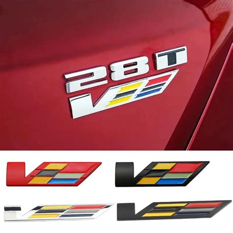 금속 자동차 펜더 사이드 스티커 그릴 캐딜락 V 로고 데빌 Bls 엘도라도 에스컬레이드 티뷰론 Srx Xt5 Sts Ct5 Ct6 Cts Xts Ats