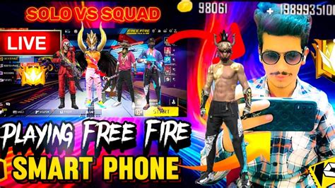 Best Solo Vs Squad Gameplay On Mobile Player Garena Free Fire Bhavya