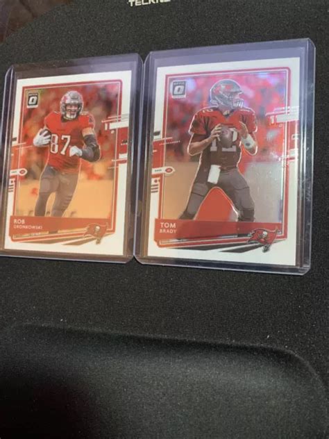 2020 Panini Donruss Optique Tom Brady 92 Tampa Superbowl Mvp Et Gronk