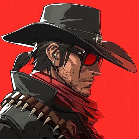 A Drawing Of A Man Wearing A Hat And Sunglasses Premium Ai Generated