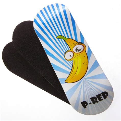P Rep 32mm X 97mm V2 Performance Complete Banana Broken Knuckle Fingerboards