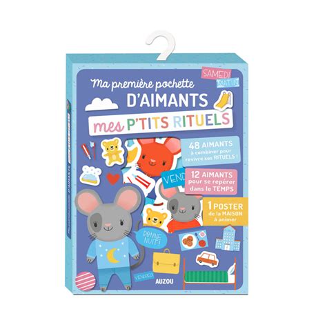 Pochette Ma première pochette d aimants mes p tits rituels Auzou pour enfant de ans à ans