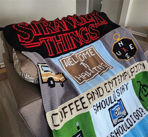 Ravelry Stranger Things Blanket Pattern By Ash Christine