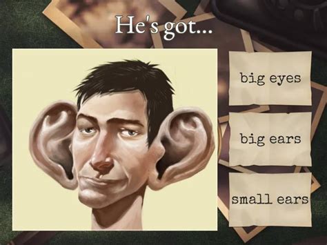 Bigsmall Ears Nose Eyes Quiz