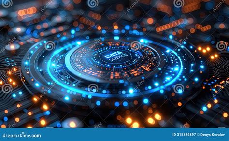 Data Flow Concept Big Data Technology And Data Science Illustration Visualizing Complex