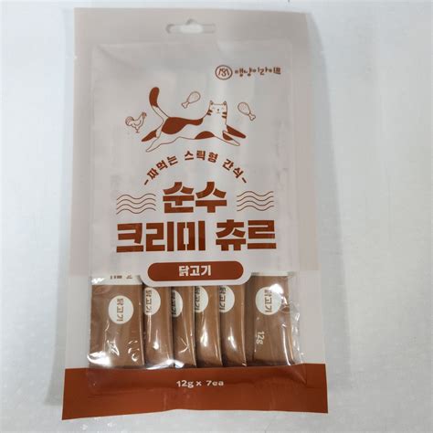 순수 크리미 츄르 닭고기 7pc 배민 장보기∙쇼핑
