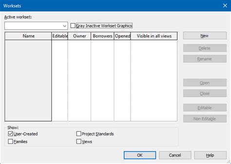 solved worksets dialog is blank autodesk community