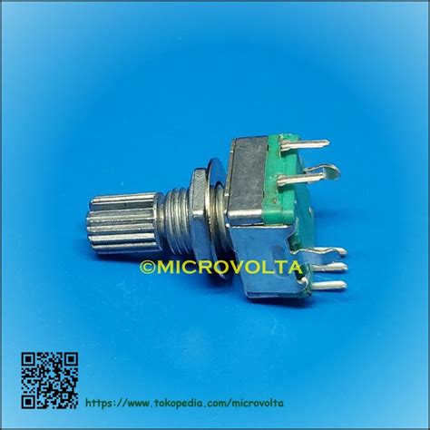 Jual Rotary Encoder EC11 With Push Button Switch 15mm Shopee Indonesia