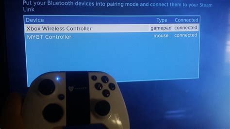 for some reason my mygt controller is appearing as a mouse and not a