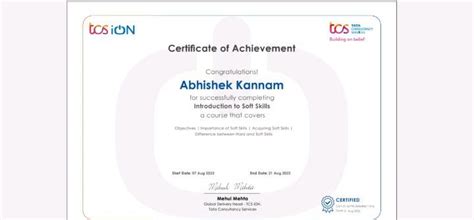 Abhishek Kannam On Linkedin Softskills Professionaldevelopment Tcsion