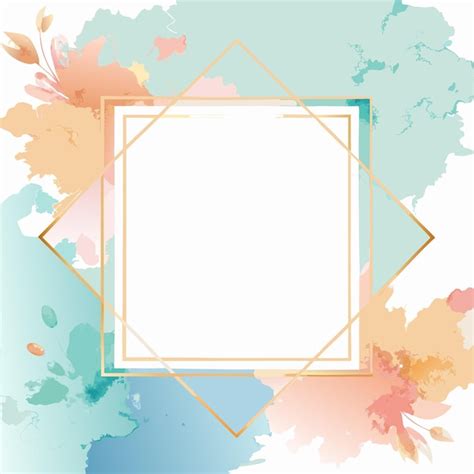 Colorful Frame Background Premium Ai Generated Vector
