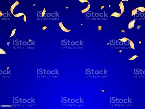 파란색 배경에 황금 색종이와 뱀 벡터 스톡 일러스트 배너 또는 엽서 1920년대 아가씨에 대한 스톡 벡터 아트 및 기타 이미지 1920년대 아가씨 기념일 떨어짐