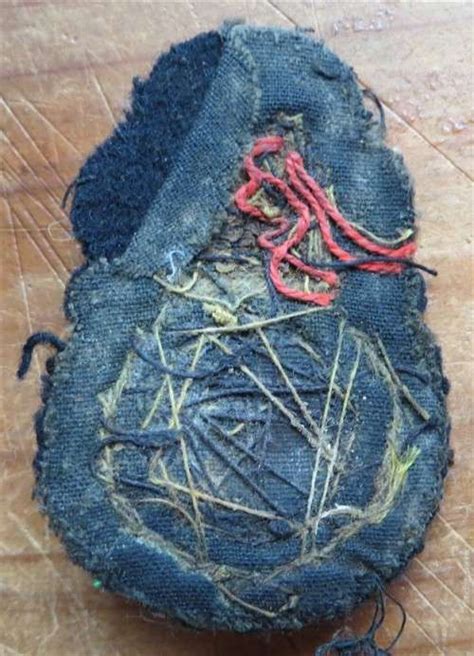 South African Navy SA Navy Officers Embroidered Cap Badge Was Listed