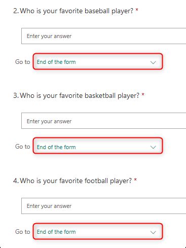 How To Add Branching In Microsoft Forms