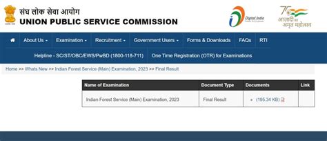 UPSC IFS Main Exam Final Result Declared Check Selection List With Roll Numbers Here