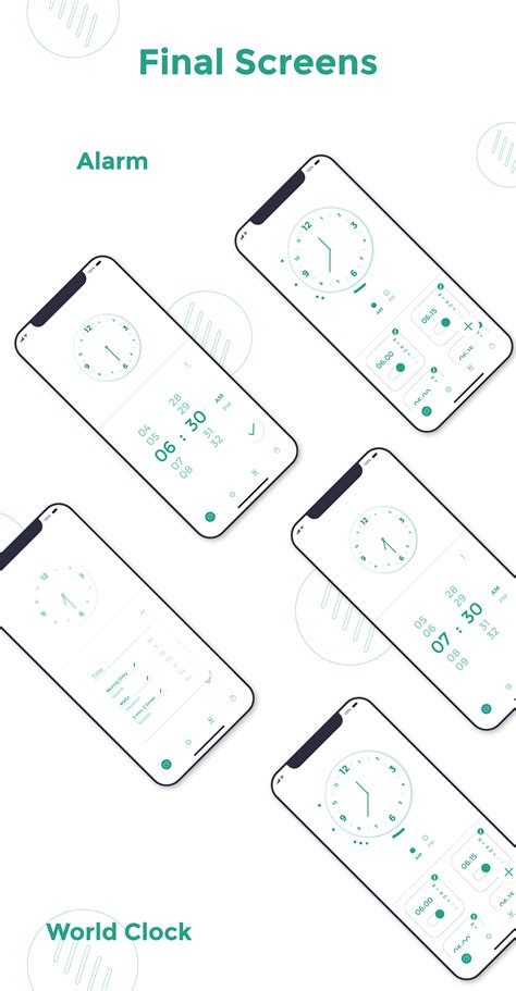 App Redesign UI UX CLOCK APP On Behance