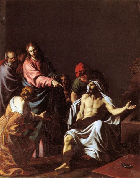 The Raising Of Lazarus Painting