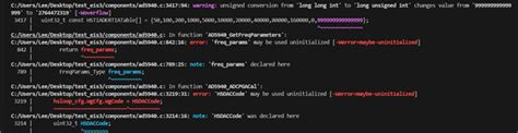 Freqparams And Hsdaccode May Be Used Uninitialized Qanda Precision