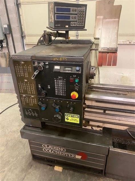 Raco Machinery Inc 20061 13 X 50 Clausing Colchester 8015vs Variable Speed Engine Lathe