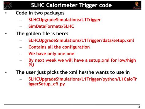 Ppt Slhc Calorimeter Trigger Software Plans Powerpoint Presentation Free Download Id5097687