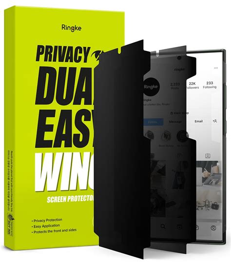 Privacy Dual Easy Wing Film Premium Screen Protector For Galaxy S23