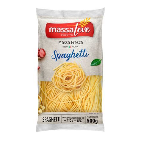 Macarrão Espaguete Massa Fresca Leve 500g Carrefour