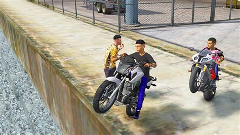 Acidente na Água Titan 160 Motor Travado GTA 5 Gameplay YouTube