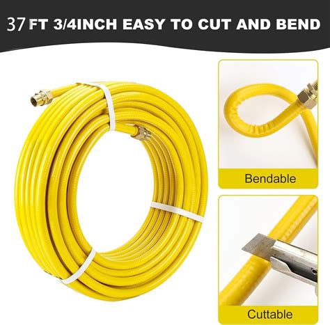 Snapklik FT CSST Gas Line Flexible Gas Line Hose CSST Corrugated Stainless Steel