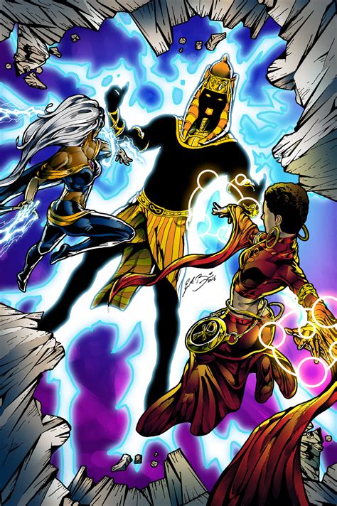 Ororo And Okira Vs Akhenaten Final By Gemgfx On DeviantArt