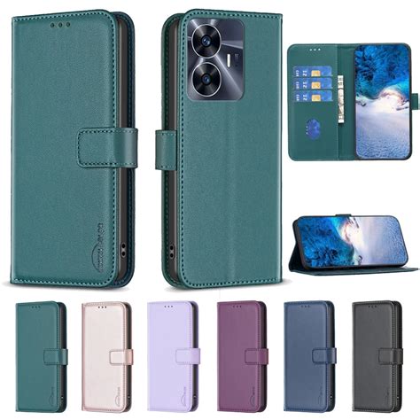 Funda De Cuero Con Tapa Para M Vil Carcasa Para Realme C53 C55 OPPO Realme C53