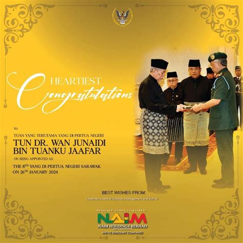 Naim Holdings Berhad On Linkedin Our Warmest Congratulations To Tuan