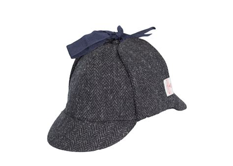 Harris Tweed Sherlock Deerstalker Hat